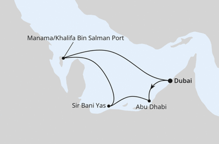 AIDA Winter 2027/2028 - AIDAperla - Orient ab Dubai